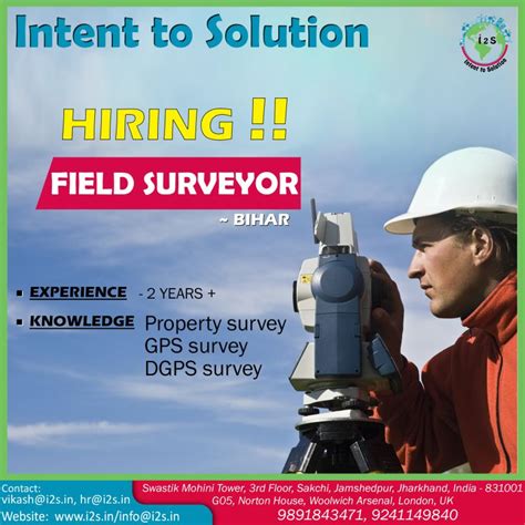 Intent To Solution Pvt Ltd On Linkedin 🌍 Exciting Opportunity For Field Surveyors In Bihar 📍