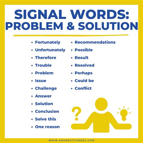 What Are Signal Words What You Need To Know And Next Comes L