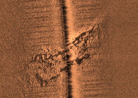 Sidescan Sonar B 24 Liberator A Sidescan Sonar Image Of Flickr