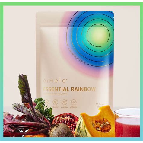 （1盒30包）20265🇦🇺 Eimele Essential Rainbow 亦餐 彩虹粉🌈 77种蔬果营养 瘦身养生抗炎饮品