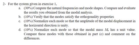 solved 1 40 the system given below is subjected to