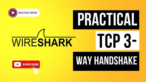 3 Way Handshake in Wireshark | 3 way handshake with TCP - YouTube