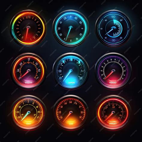 Premium Ai Image Background Games Speedometer Ai Generated Futuristic
