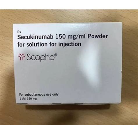 Lyophilized Powder Scapho Secukinumab 150 Mg Injection For Clinical 150mg Ml At ₹ 23000 Piece
