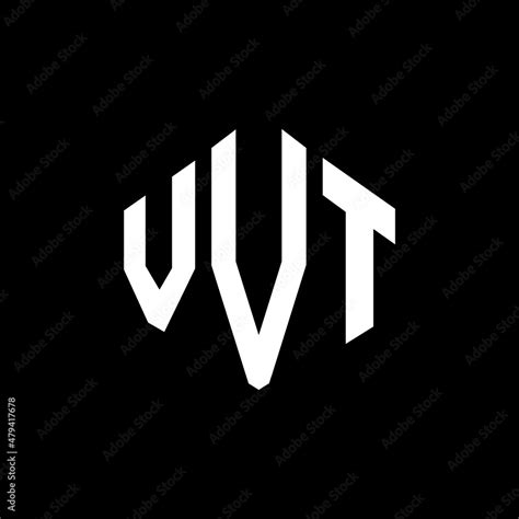 Vvt Letter Logo Design With Polygon Shape Vvt Polygon And Cube Shape Logo Design Vvt Hexagon
