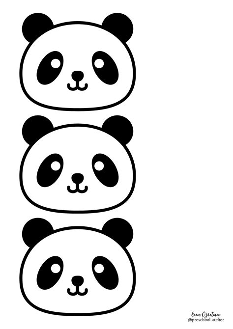 Cute Panda Face By Monokromatik Redbubble Artofit