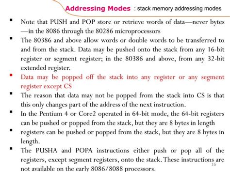 Chapter 4 Addressing Mode In Microprocessorpptx