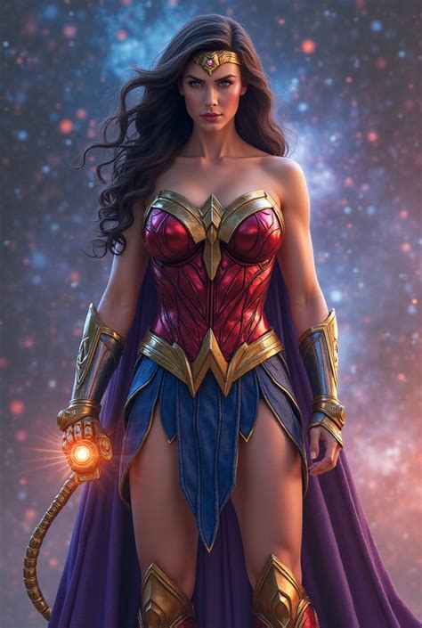 Wonder Woman In Thanus Outfit Seaart Ai
