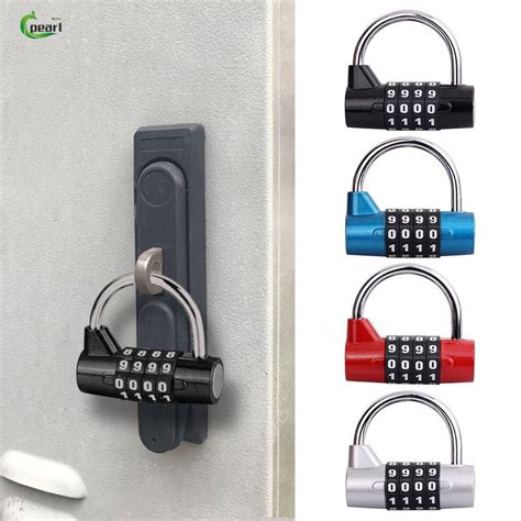 Pearl 4 Digit Password Lock Travel Suitcase Anti Theft Gym Safety Coded