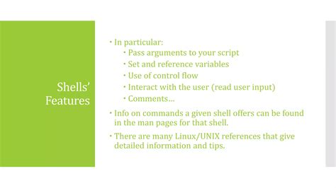 Shell And Shell Script Ppt