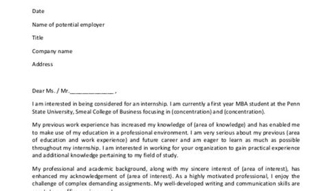 Cold Canvassing Cover Letter Sample Cover Letter For Internship 9 Free