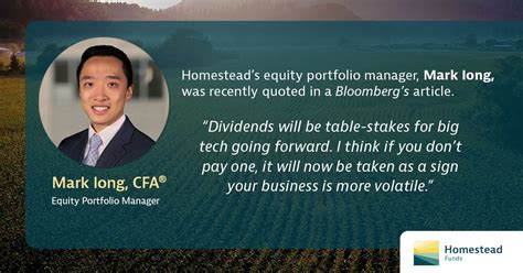 Homestead Funds On Linkedin Mark Iong Homesteads Equity Portfolio Manager Was Recently