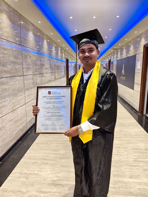 I Am Happy To Share That I Have Completed My Pgdm From Lexicon Management Institute Of