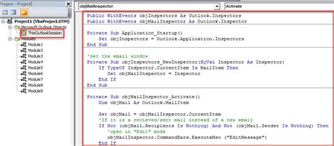 How To Open Received Sent Emails In Edit Mode Automatically With Outlook VBA