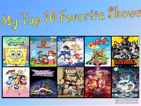 My Top 10 Favorite Shows By Mrmickeytronic On Deviantart