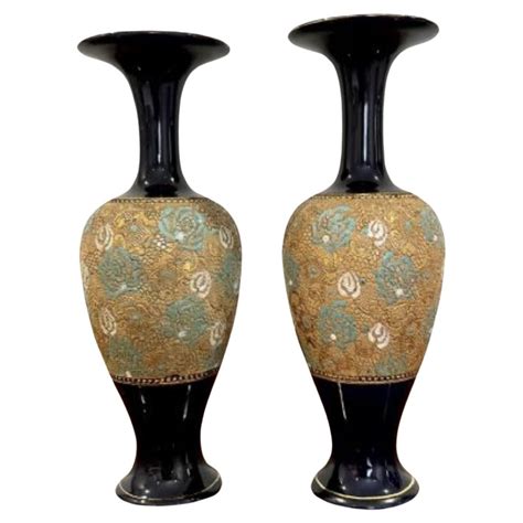 Unusual Quality Pair Of Antique Victorian Vases For Sale At 1stdibs