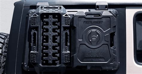 All In One Rear Window Molle Panel With Fuel Tanks And Traction Boards