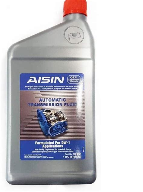 AISIN ATF TYPE DW-1 HONDA-ACURA-RED-QUARTER - Hytecauto