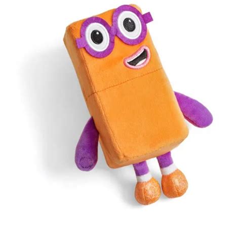 Numberblocks Number One And Two Plushie Soft Toy 3 Square And Etsy