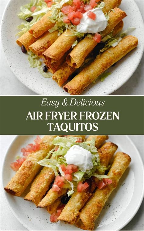 How To Make Perfectly Crispy Air Fryer Frozen Taquitos