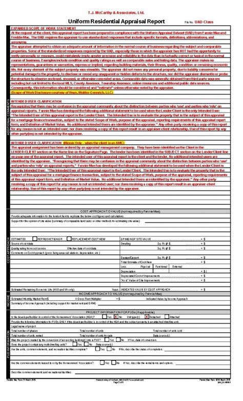 Uad Sample For Appraisers Appraiser Income