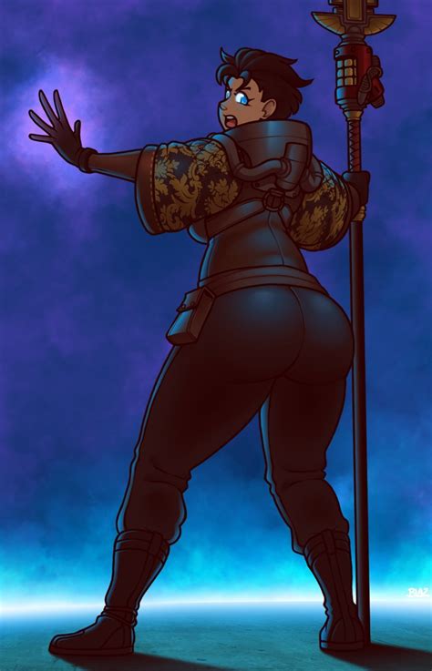 Rule 34 1girls Alternate Version Available Big Ass Big Breasts Black Hair Blazbaros Boots