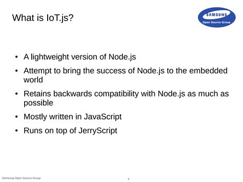 Introduction To Iotjs Web Development Internet