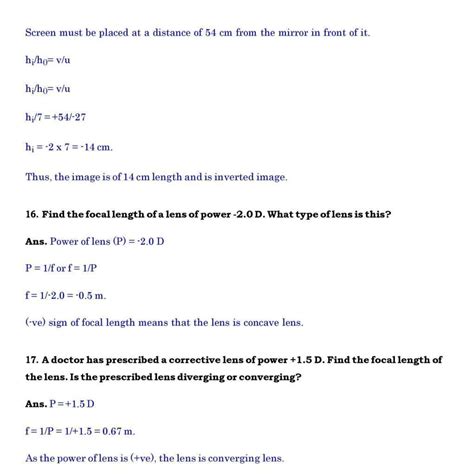 Class Ch Light Reflection And Refraction Page Wise NCERT Solution