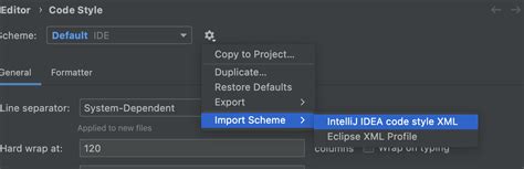 where is intellij idea code style xml or eclipse xml profile · issue 1487 · apache seatunnel