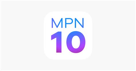 ‎mpn 10 On The App Store