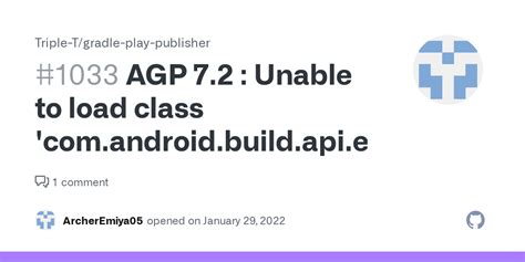 Agp 72 Unable To Load Class Comandroidbuildapiextension