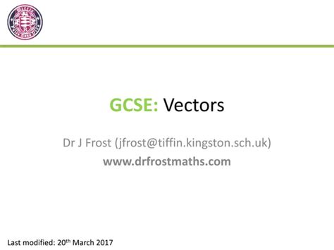 Gcse Vectorspptx