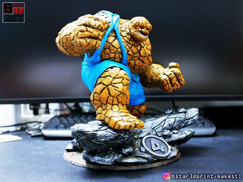 3d Printing The Thing High Quality Fantastic Four Marvel Comic