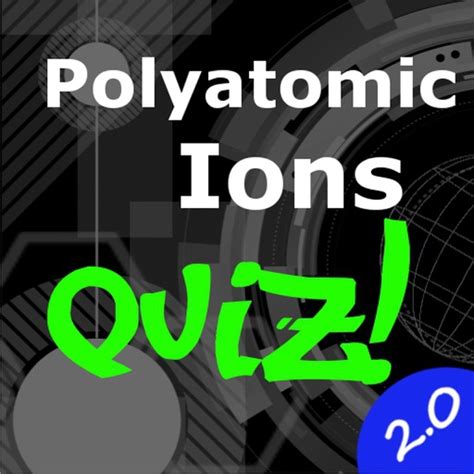 Polyatomic Ions Quiz By Aaron Satterfield