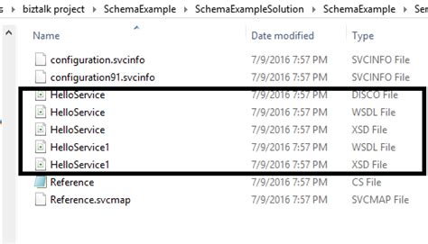 BizTalkStudy How To Generate Xml Schema To Consume WCF Service