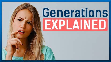 Generations Explained Whats With The Labels Youtube