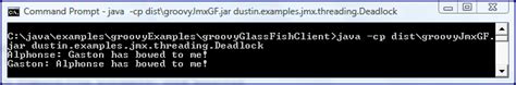 Detecting Java Threads In Deadlock With Groovy And Jmx