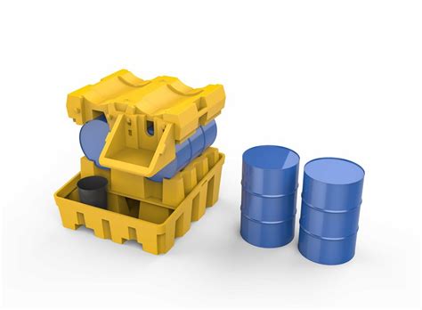 Bunded Drum Rack For 4 Drums Manufacturers And Factory Price Enlightening Pallet