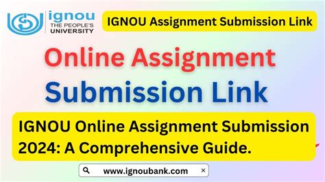 ignou online assignment submission 2024 a comprehensive guide