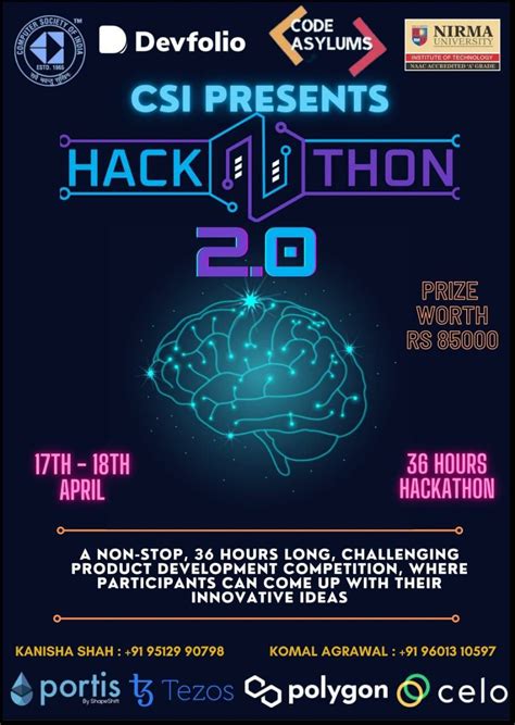 Computer Society Of India Nirma University On Linkedin Hackathon
