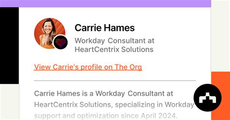 Carrie Hames Workday Consultant At Heartcentrix Solutions The Org