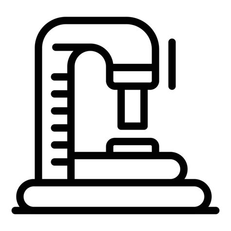 Microscope Icon Outline Style 15657742 Vector Art At Vecteezy