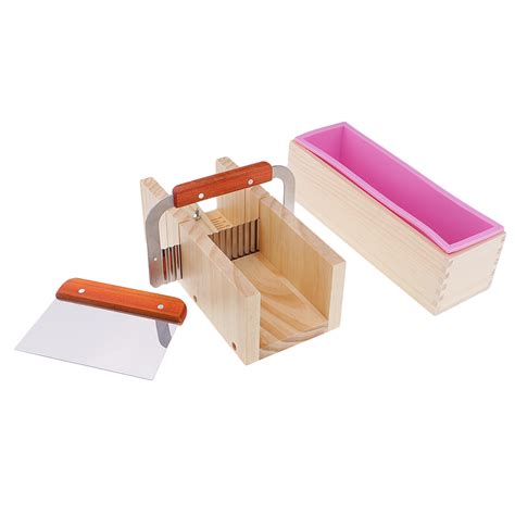 Wooden Soap Loaf Cutter Mold And Soap Cutter Set F Vicedeal