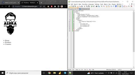 barbearia ii iniciando novos arquivos html5 e css3 parte 2
