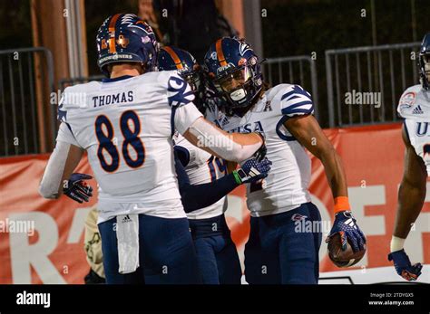 Toyota Stadium, Frisco, TX, USA. 19th Dec, 2023. UTSA Roadrunners wide receiver Joshua Cephus (2 ...