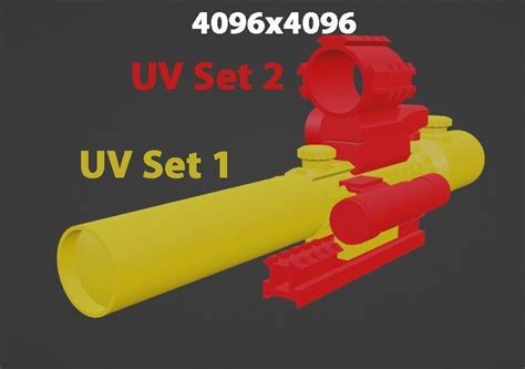 3d Model Rangefinder Rifle Scope Vr Ar Low Poly Cgtrader