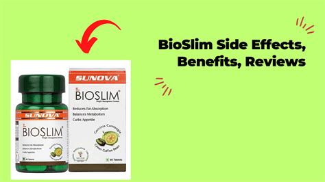 Sunova Bioslim Tablet Uses Benefits Side Effects And Reviews Tannos