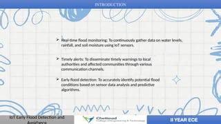 Iot Based Early Flood Detection And Avoidance Of Engineering PPTX