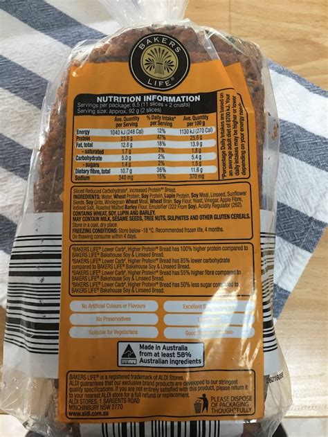 Keto Bread Nutrition Facts At Samantha Hanlon Blog