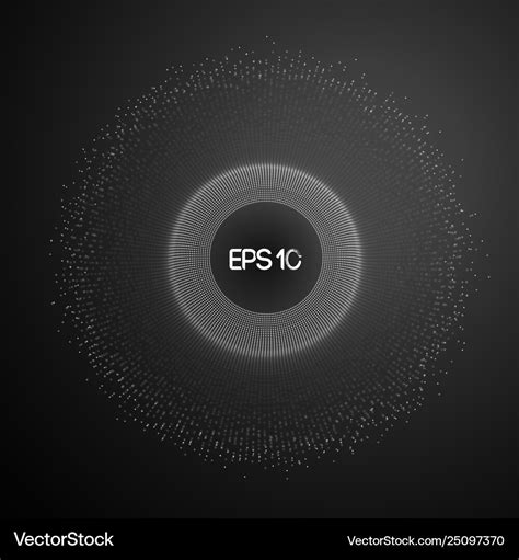 Big Data Visualization Background D Royalty Free Vector